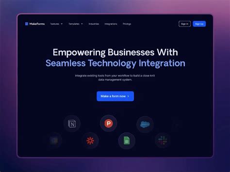 integrations page ui design by urvashi kaushik for hybreed on dribbble