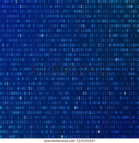 Binary Code Programming Encoded Information Technology Stock Vector