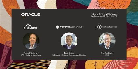 Oraclecx Customerexperience Oracleevents Oraclecxcloud Oraclecxmixer… Relationship One