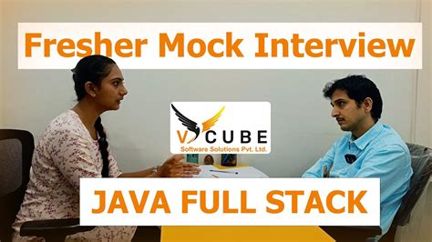 Java Full Stack Fresher Mock Interview Best Software Training