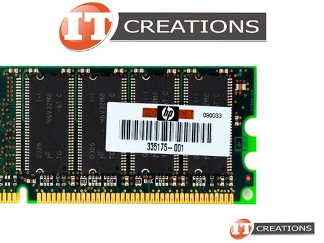 335175 001 Hp Micron 512mb Pc 2700u Ddr3 333 Unbuffered Non Ecc Cl25