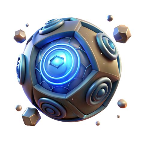 Dramatic Rustic Futuristic Orb 3d Render High Resolution 56405248 Png