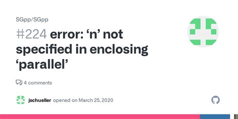error ‘n not specified in enclosing ‘parallel · issue 224 · sgpp