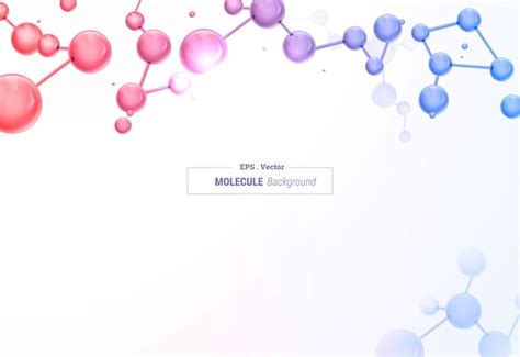 Premium Vector Abstract Molecules Design Background
