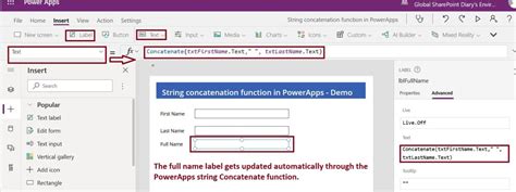String Concatenation Function In Powerapps Best Way To Work With Microsoft 365 Global