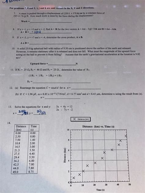 Solved For Problems And I J And K Are Unit Vectors Chegg