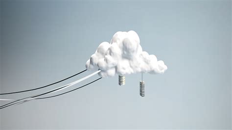 Upload Cloud Data Storage Technology Concept 3d White With Uploading