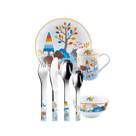 Детски комплект за хранене Friends 7 части