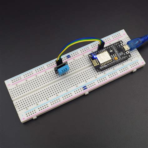REES Measure Temperature And Humidity Using DHT ESP E Using Blynk IOT Application