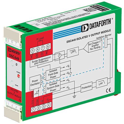 Module De Traitement De Signal De Sortie Dsca49 05 Dataforth Corporation De Tension