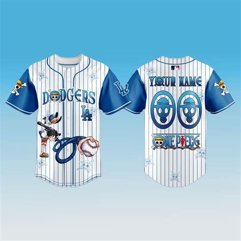2025 One Piece Night X Dodger Jersey Custom