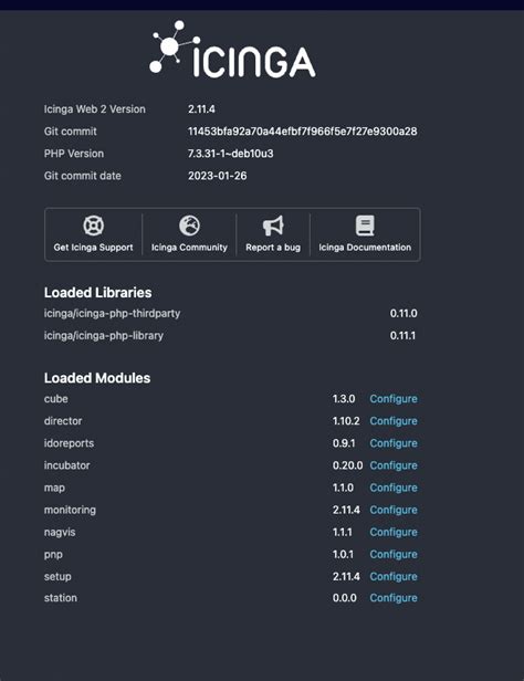 Unable To Configure Dimensions In Cube Icinga Web Modules Icinga