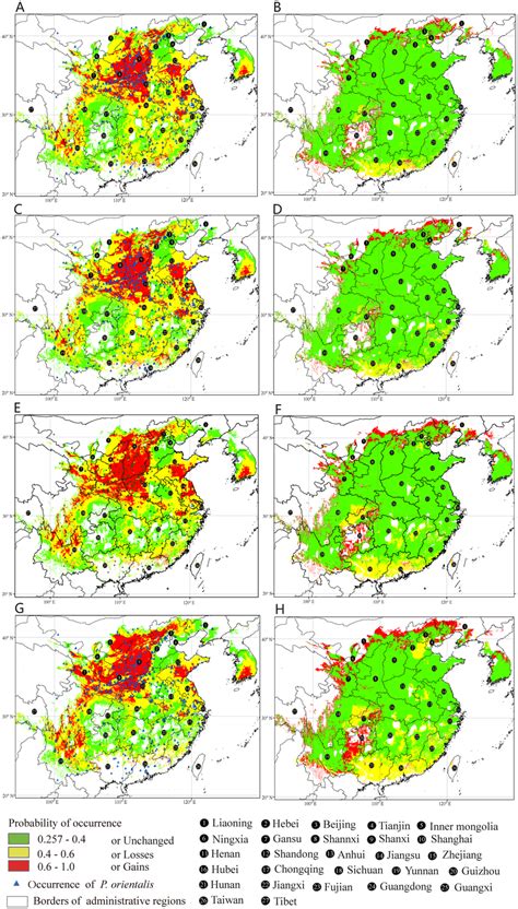 Future Species Distribution Models Sdms And Their Spatial Shifts For
