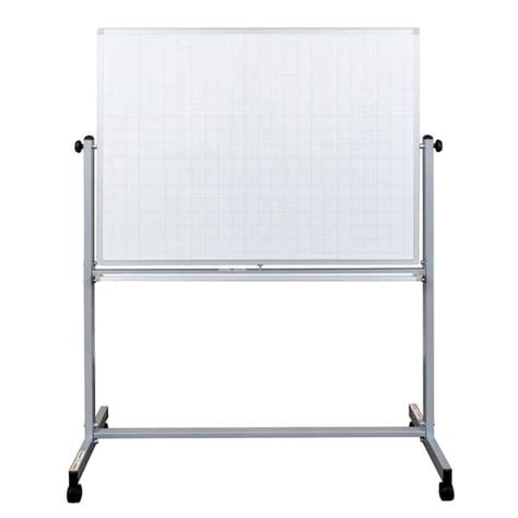 Luxor Lean Board 48 In X 36 In Mobile Magnetic Whiteboard 1 Pack