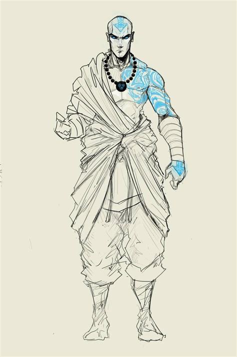 Adult Aang Revision By Sketchydeez Aang Avatar Fan Art Avatar The Last Airbender Art