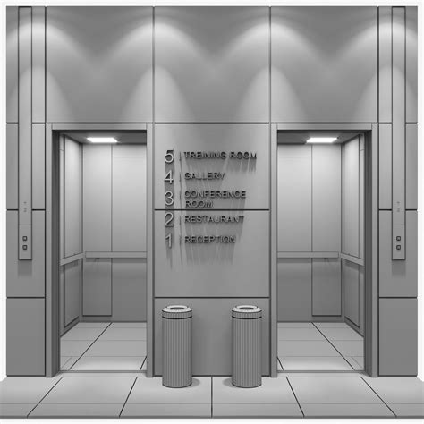 3d Model Passenger Elevator Turbosquid 1683381