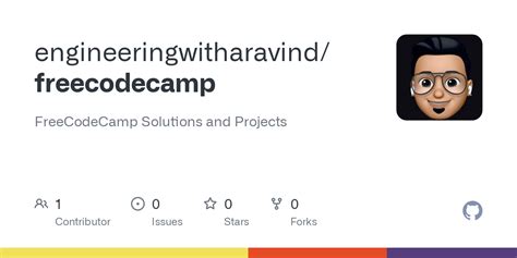 Github Engineeringwitharavindfreecodecamp Freecodecamp Solutions