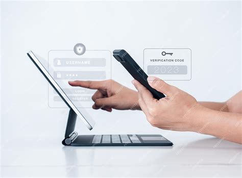 premium photo two steps authentication or 2fa concept 2023 verification code with key icon on