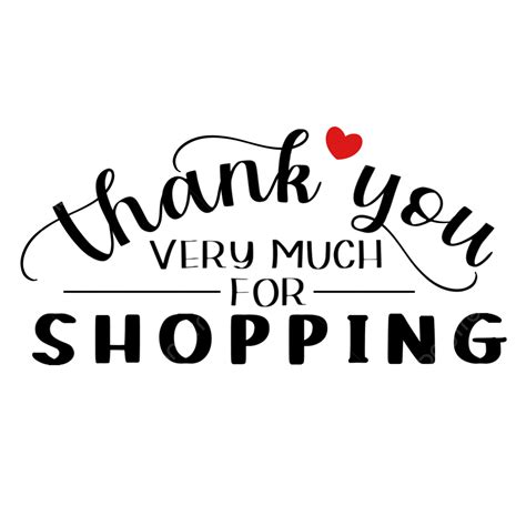 Lettering Thank You Very Much For Shopping Business Stickers Thank