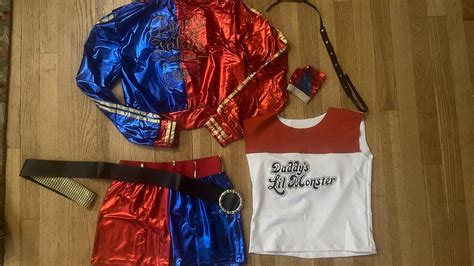 Suicide Squad Deluxe Harley Quinn Costume Medium Gem