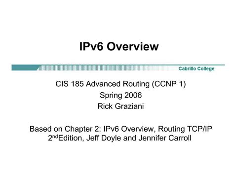 PPT IPv Overview PowerPoint Presentation Free Download ID