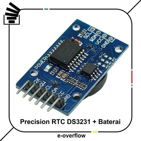 modul rtc precision real time clock ds3231 with baterai lazada indonesia