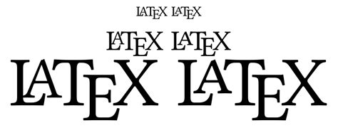 Fontsize ‘latex Logo With Kerning Issue And Not Scaling Properly