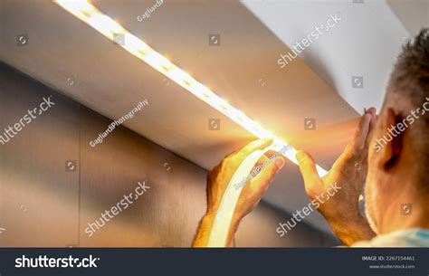 Installing Led Strip Lighting Correctly On Stock Photo Shutterstock