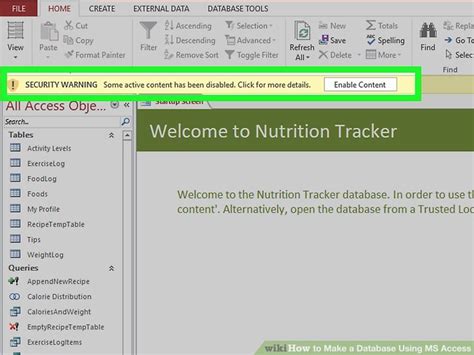 how to make a database using ms access with pictures wikihow