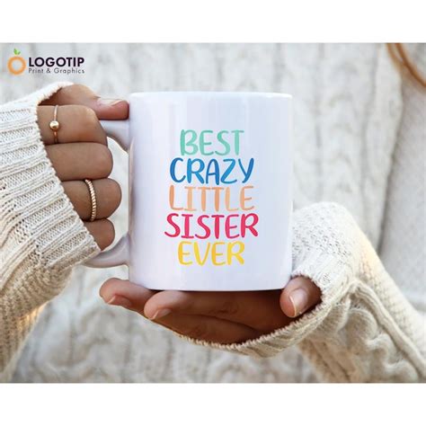 Персонализирана чаша с послание за най добрата сестра Emag Bg