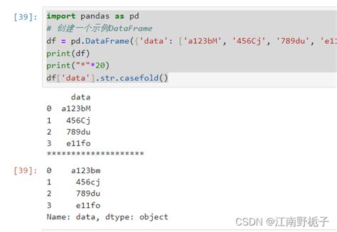 pandas 模块 操纵数据 12 处理字符串数据 pandas str方法 csdn博客