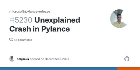Unexplained Crash In Pylance Issue Microsoft Pylance Release GitHub