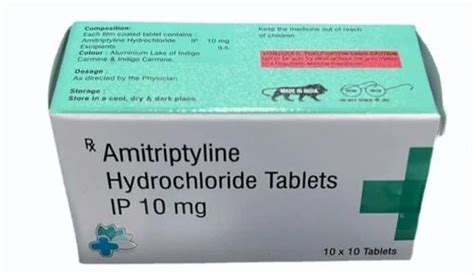 Amitriptyline Hydrochloride Tablets Ip 10 Mg At ₹ 200 Box In New Delhi Id 2853454956173