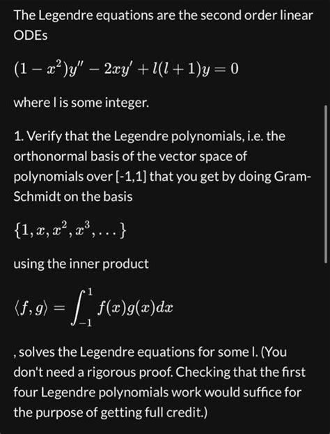 solved the legendre equations are the second order linear
