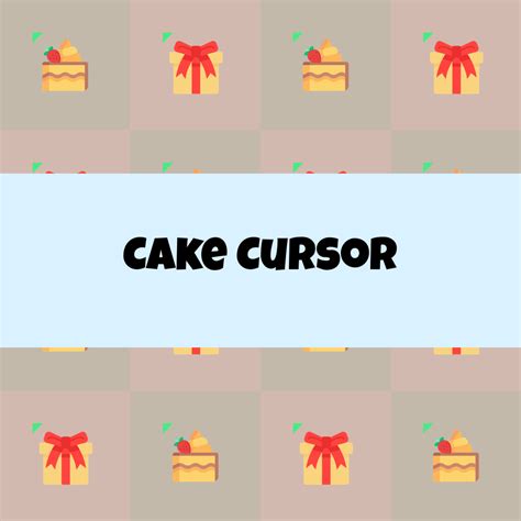 Cute Cursor Cake Cursor Space