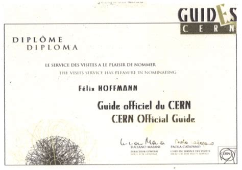 A Few Words From Cerns First Official Guide Cern