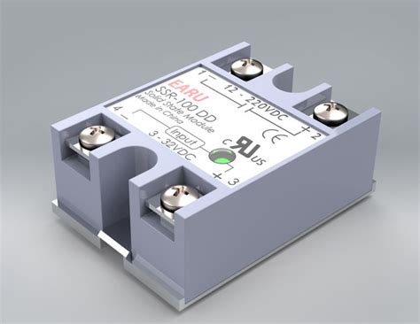 SSR DD Solid State Relay D Model TurboSquid