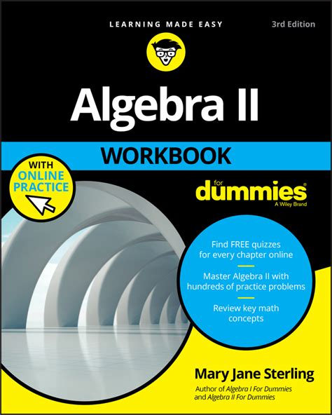 Algebra II Workbook For Dummies Book Dummies