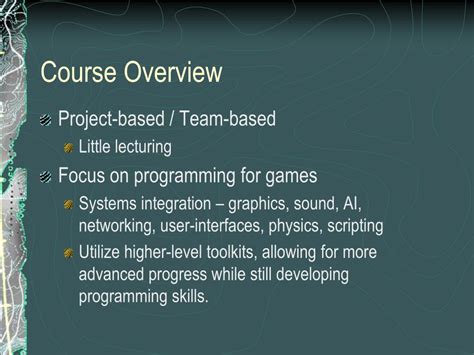 PPT Advanced Game Design PowerPoint Presentation Free Download ID 725522