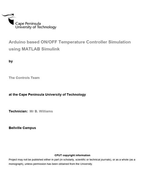 Part 1 Simulation Of The Arduino Based Temperature Controller Pdf