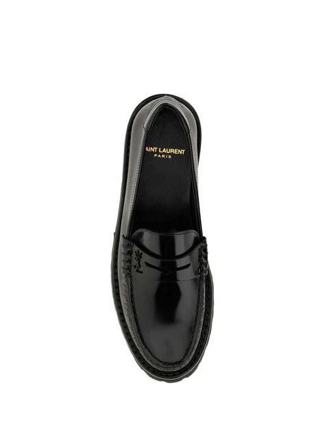 Saint Laurent Leather Loafer Saint Laurent