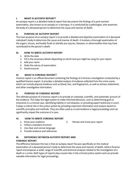 forensic autopsy pdf autopsy forensic science