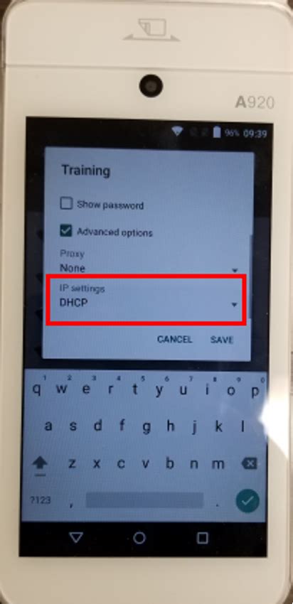 [pinpad] A920 Static Ip Setting Verona Pos Knowlege Base