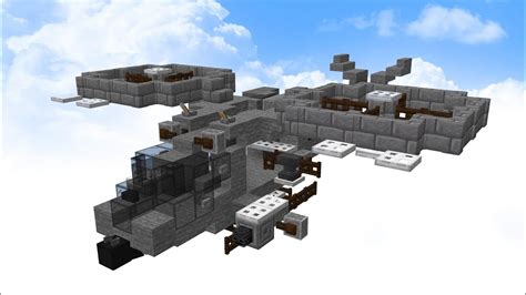 Minecraft How To Build A Helicopter In Minecraft Minecraft Scorpion