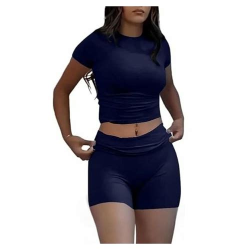 Yetowa 여성용 투피스 라운지 의상 슬림 반소매 탑 로우 라이즈 플레어 레깅스 세트 요가 스웨트수트 네 티몬