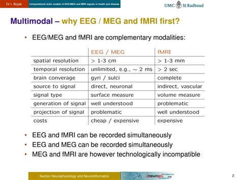 Ppt Computational Brain Models Of Eeg Meg And Fmri Signals In Health And Disease Powerpoint
