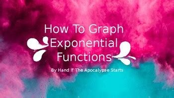 How To Sketch Graphs Of Exponential Functions Slides TpT