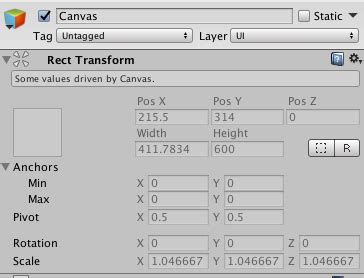 I Can Not Scale My Canvas In Unity Stack Overflow