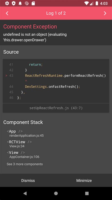 How To Open The DrawerLayout From A Button Issue Software Mansion React Native Gesture