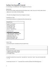 CS 230 Project One Milestone UML Diagram GameService Game Course Hero